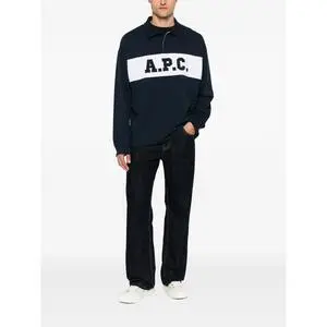 A.p.c. Polo Shirts - Blue