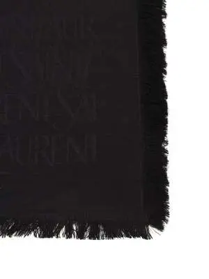 Saint Laurent Monogram Jacquard Scarf