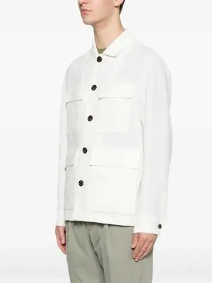 MONTECORE Shirt Jacket With Buttons And Pockets