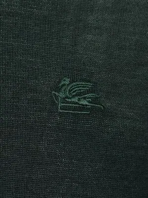 Etro Wool And Silk Polo Shirt