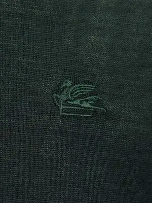 Etro Wool And Silk Polo Shirt