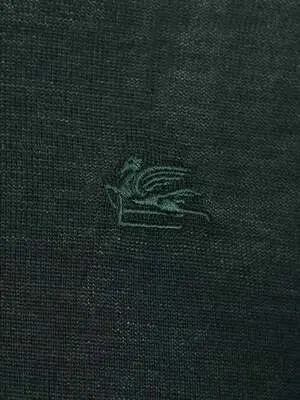 Etro Wool And Silk Polo Shirt