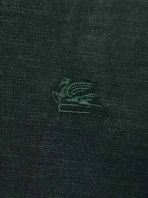 Etro Wool And Silk Polo Shirt