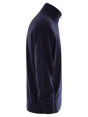 Brunello Cucinelli Cashmere Turtleneck Sweater With Zipper