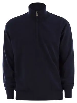 Brunello Cucinelli Brunello Cucinelli Cashmere Turtleneck Sweater Blue