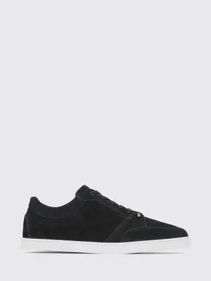 Men's Christian Louboutin Black Suede Sneakers