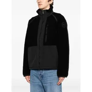 Canada Goose Padded Zip Up Jacket - Black