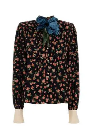 Valentino Garavani Printed Crepe Shirt - Multicolor