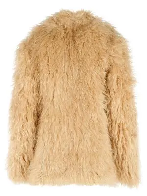 Isabel Marant Étoile Mylae Polyester Fur Coat - Cream