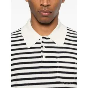 A.p.c. Neutrals Polo Shirts - Cream