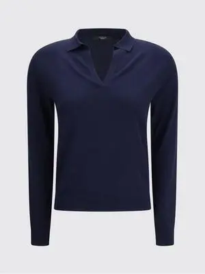 Max Mara Classic Knit Polo Shirt - Blue