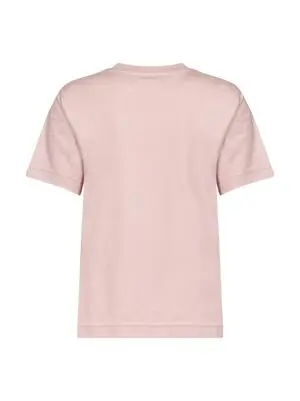 Burberry Check Patch Cotton T-shirt - Multicolor