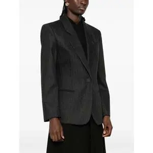 Giorgio Armani Grey Jackets Blazers