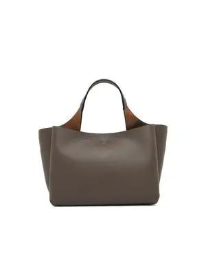 TOD'S Dove Grey Leather Mini Bag