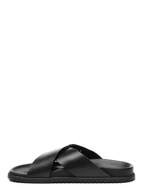 Dolce & Gabbana Calfskin Sandal - Black