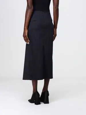 Max Mara Cotton Blend Skirt - Black