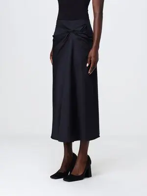Max Mara Cotton Blend Skirt - Black