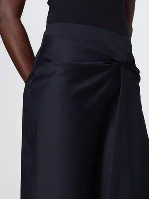 Max Mara Cotton Blend Skirt - Black