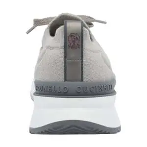 Brunello Cucinelli Techno Cotton Runner Sneakers With Logo