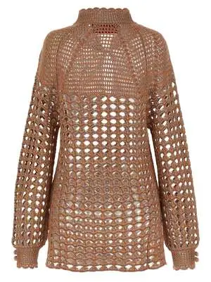 Valentino Garavani Linen Blend Sweater - Multicolor