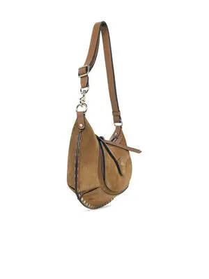 Isabel Marant Étoile Oskan Moon' Beige Suede Bag