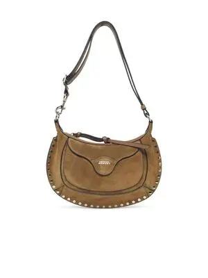 Isabel Marant Étoile Oskan Moon' Beige Suede Bag - Cream