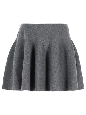LISA YANG Wren' Grey Cashmere Miniskirt - Gray