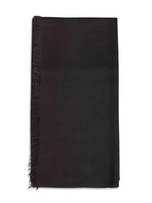 Brunello Cucinelli Coffee Cashmere And Silk Scarf - Multicolor