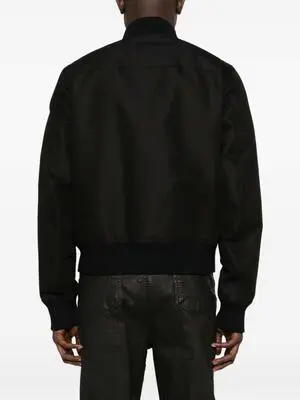 Rick Owens Zip-up Bomber Jacket - Black