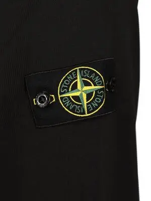 Stone Island Organic Cotton Fleece Cardigan Sweatshirt