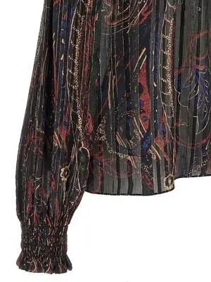 Saint Laurent Smock Stitch Blouse
