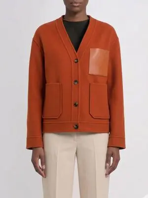 Loewe Wool And Cashmere Cardigan - Brown