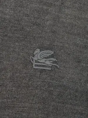 Etro Wool And Silk Polo Shirt