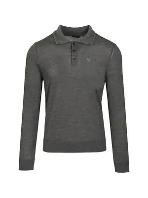 Etro Wool And Silk Polo Shirt