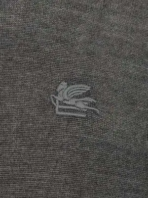 Etro Wool And Silk Polo Shirt