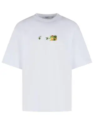 Off-White Spices Arrow' Cotton T-shirt - White