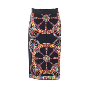 Dolce & Gabbana Carretto Print Long Skirt - Multicolor