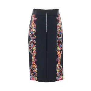 Dolce & Gabbana Carretto Print Long Skirt - Multicolor