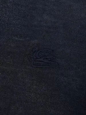Etro Wool And Silk Polo Shirt