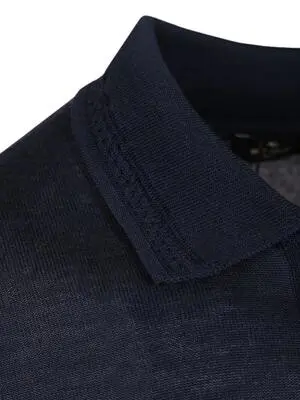 Etro Wool And Silk Polo Shirt