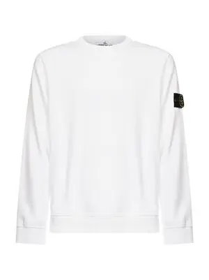 Stone Island Organic Stretch Cotton Crewneck Sweatshirt - Multicolor