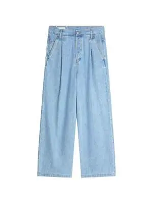 Dries Van Noten Pleated Jeans - Blue