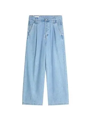 Men's Pleated Jeans