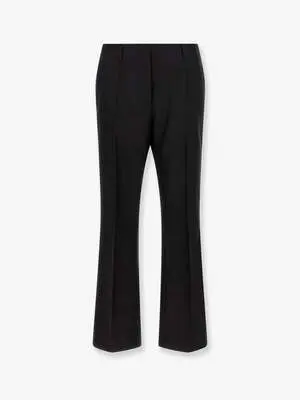 Dries Van Noten Paloma Wool And Silk Trousers - Black