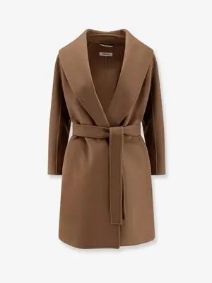 Max Mara Messi Virgin Wool Coat - Multicolor