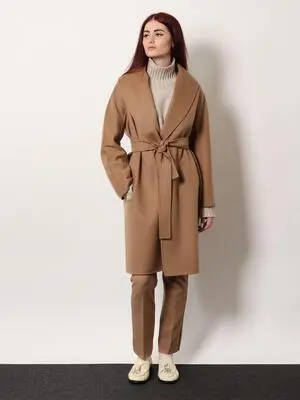 Max Mara Messi Virgin Wool Coat - Multicolor