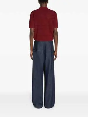 Dries Van Noten Wide-leg Jeans With Belt