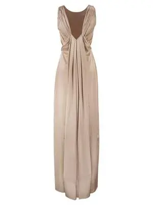 Max Mara Long Silk Dress - Multicolor