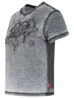 DIESEL® Ila' Grey Cotton Blend T-shirt