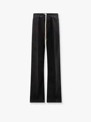 Rick Owens Dietrich Cotton Trousers - Black